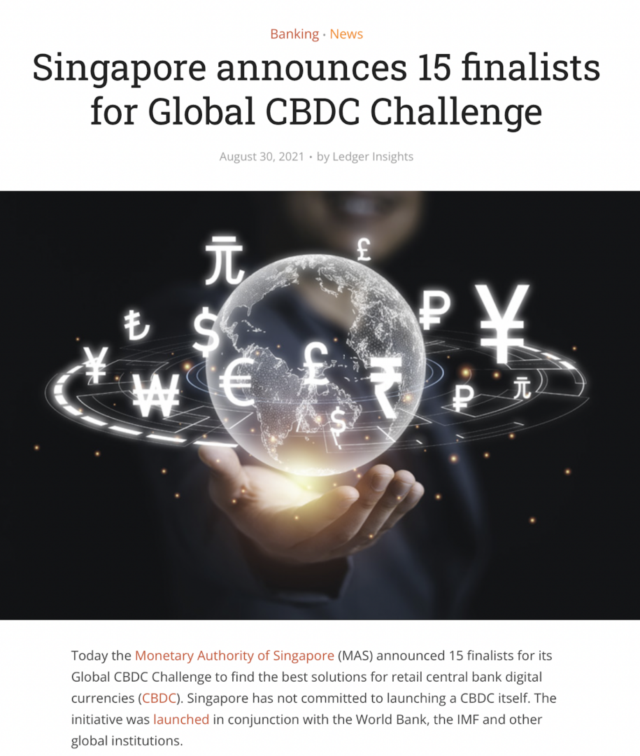 Finalist In Global Cbdc Challenge Along With Extolabs Baasflow